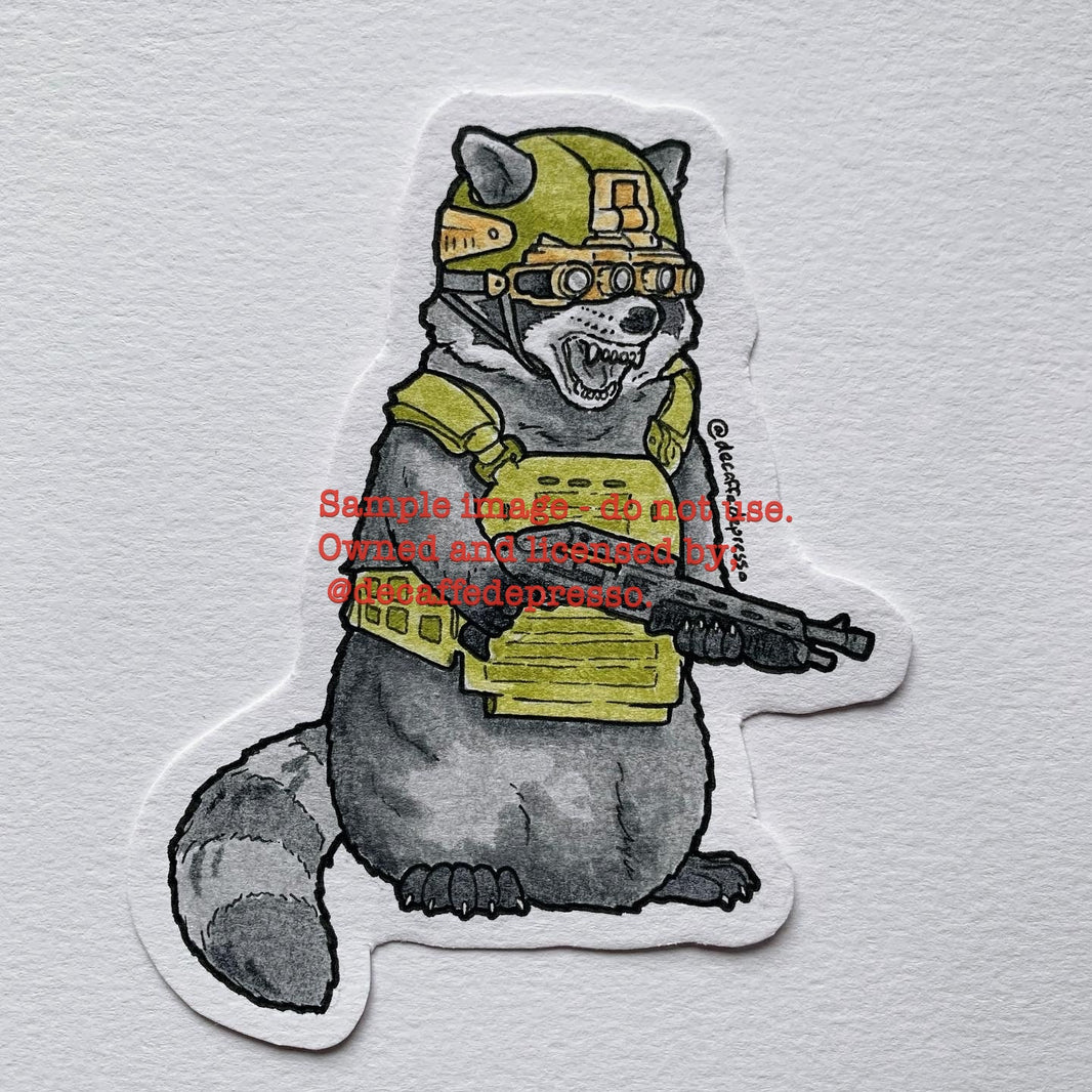 Armed and dangerous raccoons – Decaffedepresso