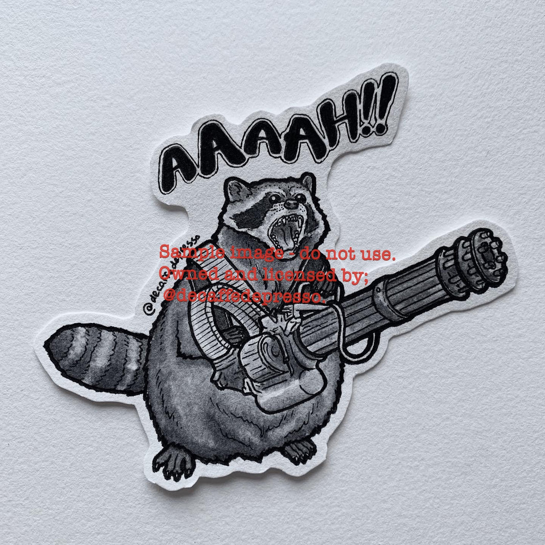 Armed and dangerous raccoons – Decaffedepresso